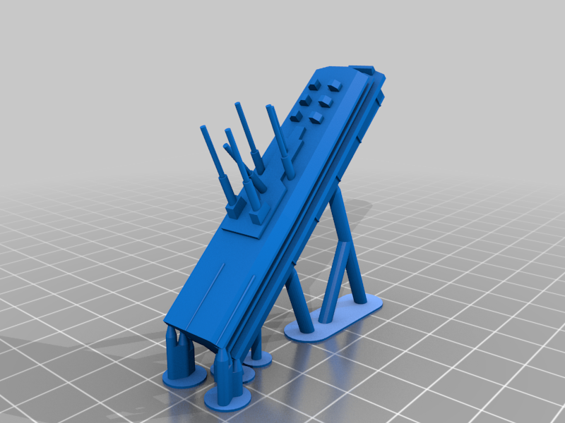 3D file Recusant Class Light Destroyer 1:2250 🚢 ・3D print model to ...