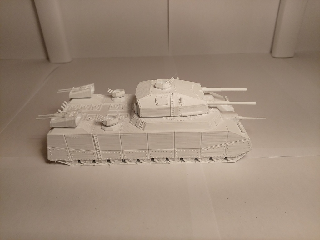 🐀 Landcruiser P 1000 Rat Scale 1:200・Free 3D File for ・Cults