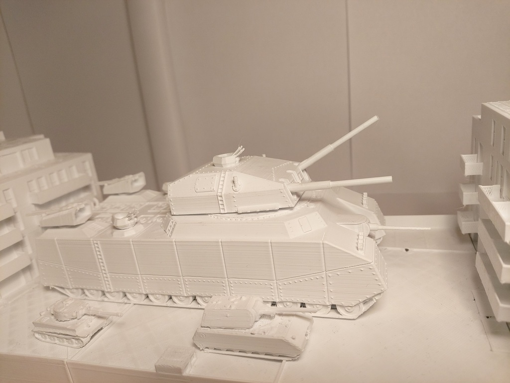 🐀 Landcruiser P 1000 Rat Scale 1:200・Free 3D File for ・Cults