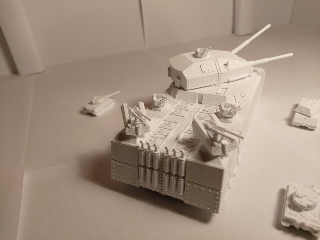 🐀 Landcruiser P 1000 Rat Scale 1:200・Free 3D File for ・Cults