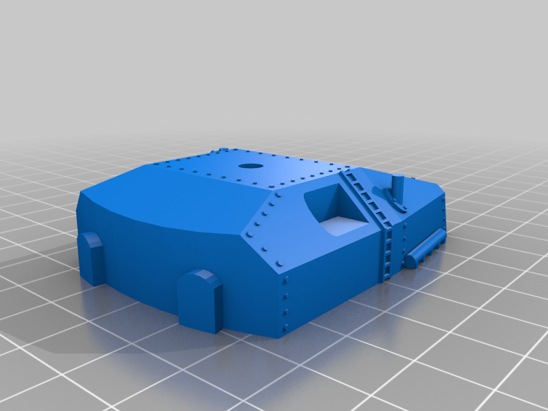 Free 3D file Landcruiser P 1000 Rat Scale 1:200 🐀 ・3D printer design to ...