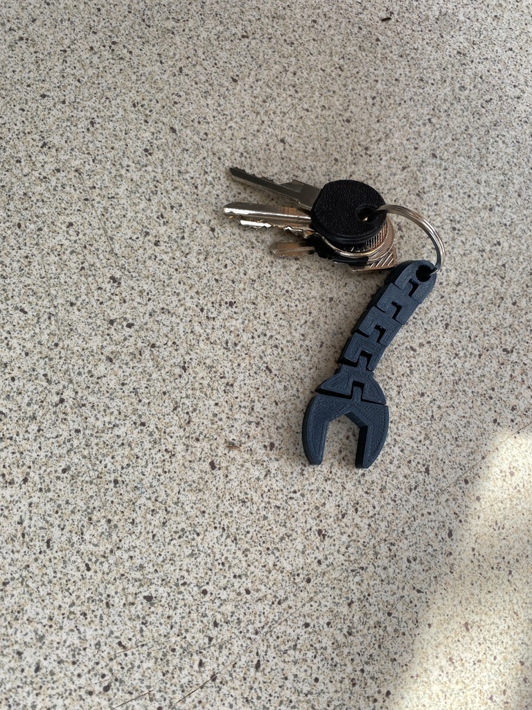 Free 3D file Flexi Wrench keychain 🔧 ・3D print object to download・Cults