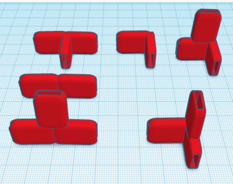 🏛️ Popsicle Stick Connectors・Free 3D File for ・Cults