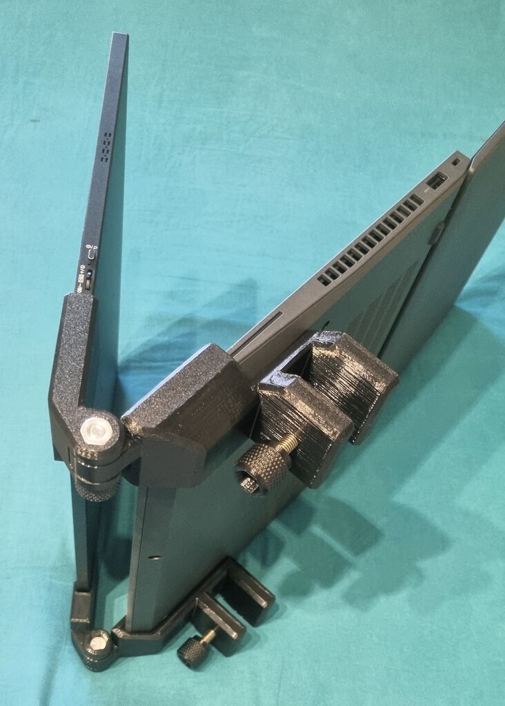 💻 Lenovo T16 + 16 inch Monitor foldable shelf/window sill or table ...