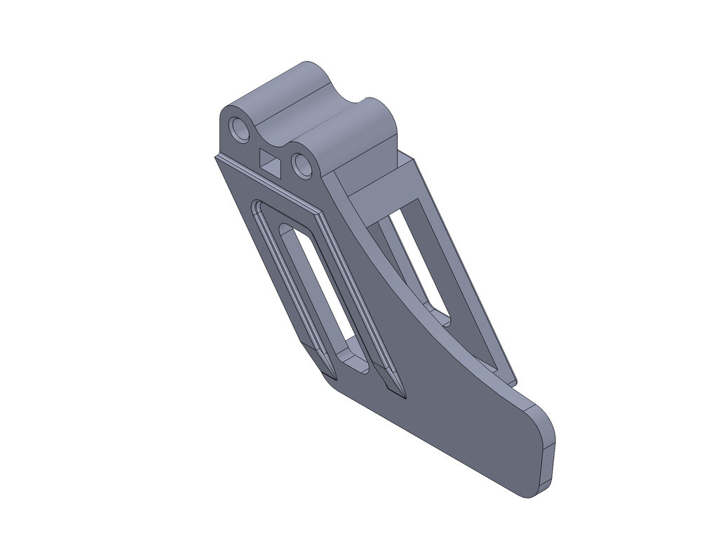 3D file Yamaha DT125R RE X Chainguard chain guide 🏍️ ・3D printable ...