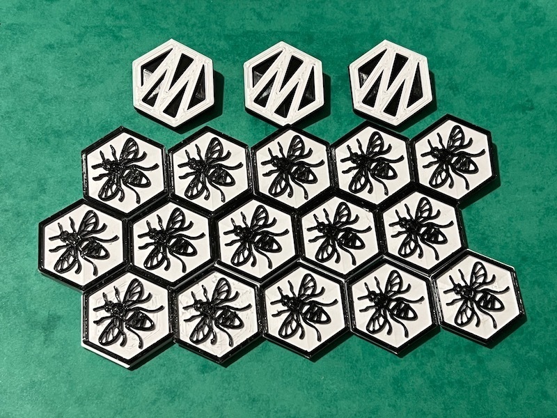 🐝 Manchester Originals Bee Fan Badges・Free 3D File for ・Cults