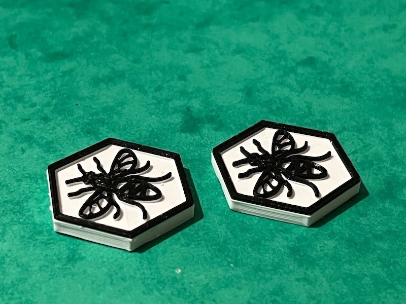 🐝 Manchester Originals Bee Fan Badges・Free 3D File for ・Cults