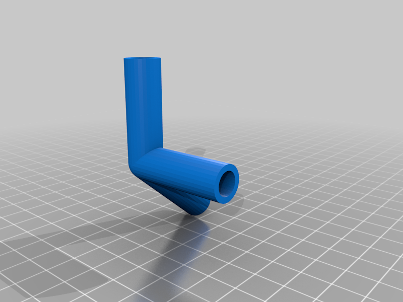 Free 3D file Conector 3 Vias 130º ID 8mm 🪪 ・Template to download and 3D ...