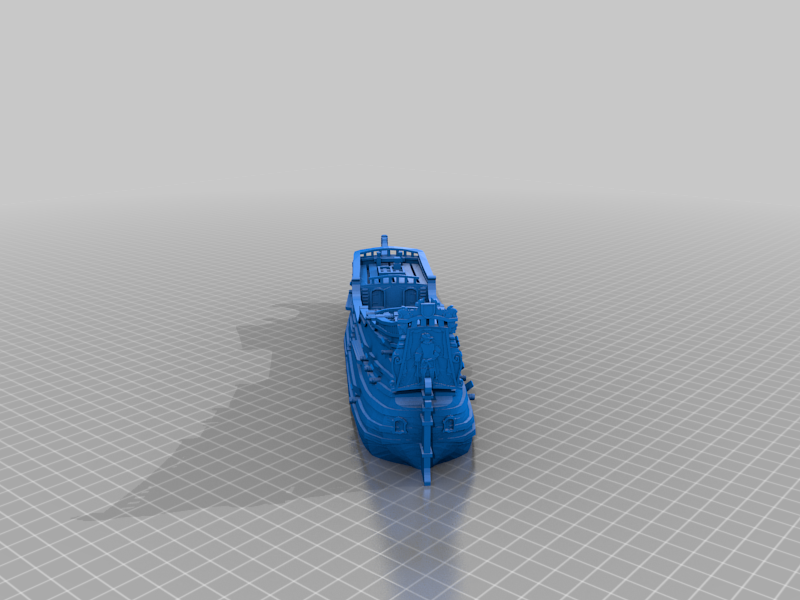 Free 3D file Dutch Fluyt (1:150) 🚗・3D printing design to download・Cults