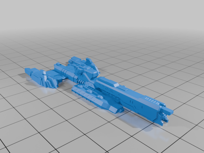 😇 Paris-class frigate "UNSC Grafton" (Armada Legends - Halo)・Free 3D ...