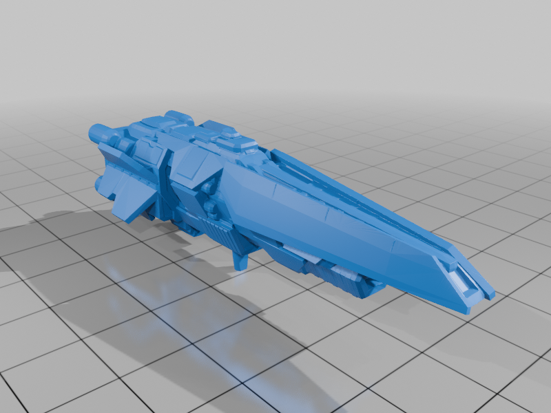 😇 Halberd-class light destroyer (Armada Legends - Halo)・Free 3D File ...