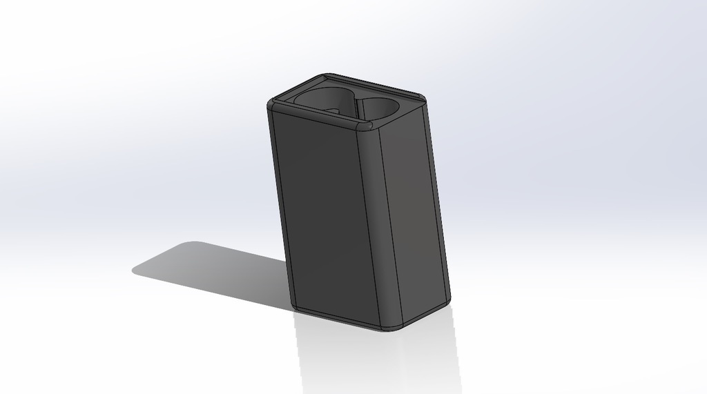 STL file Dual 18650 Battery Holder 🔋・3D printer model to download・Cults