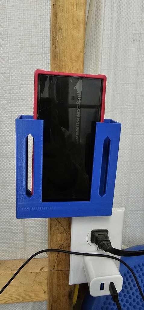 Fichier 3D gratuit Support mural pour téléphone portable 📱 ・Plan pour ...