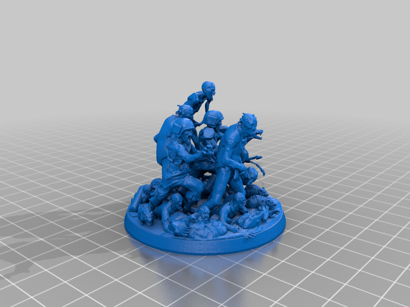 Free 3D file Big Base O Zombies 🧸 ・3D printer design to download・Cults