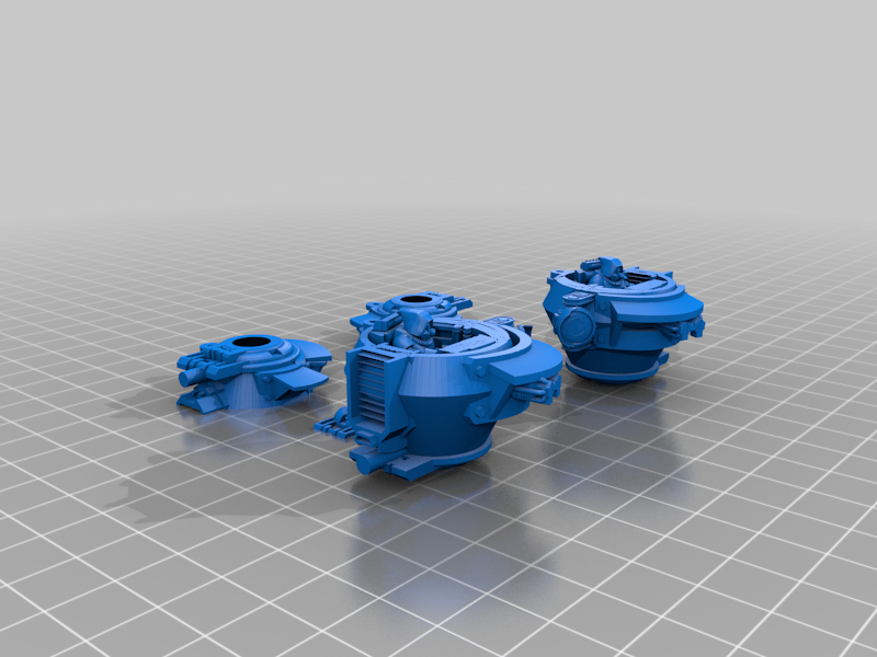 Free 3D file 2 sponsons split with gunner 🧸 ・Object to download and to ...