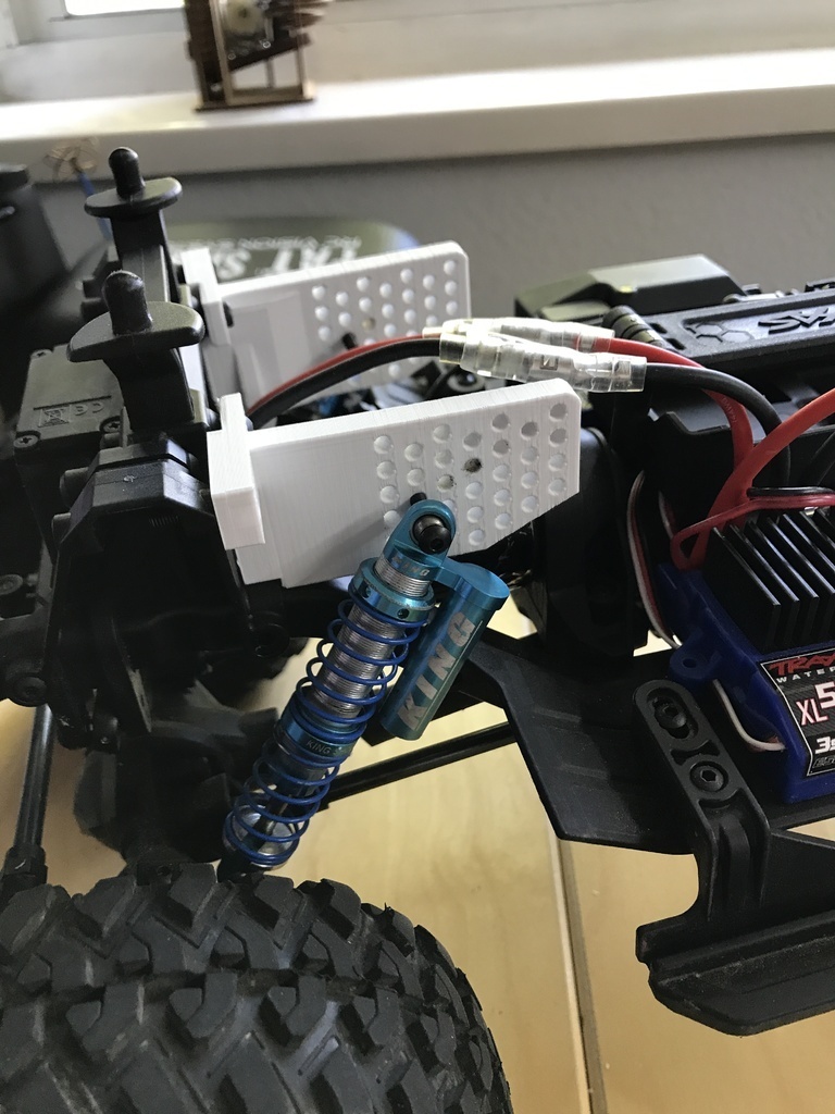 🚁 Traxxas TRX4 Shock Soportes Para suspensión de mayor recorrido ...