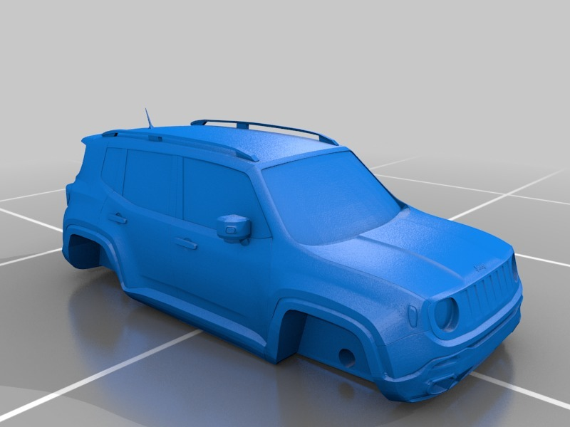 🚗 Jeep Renegade・Free 3D File for ・Cults