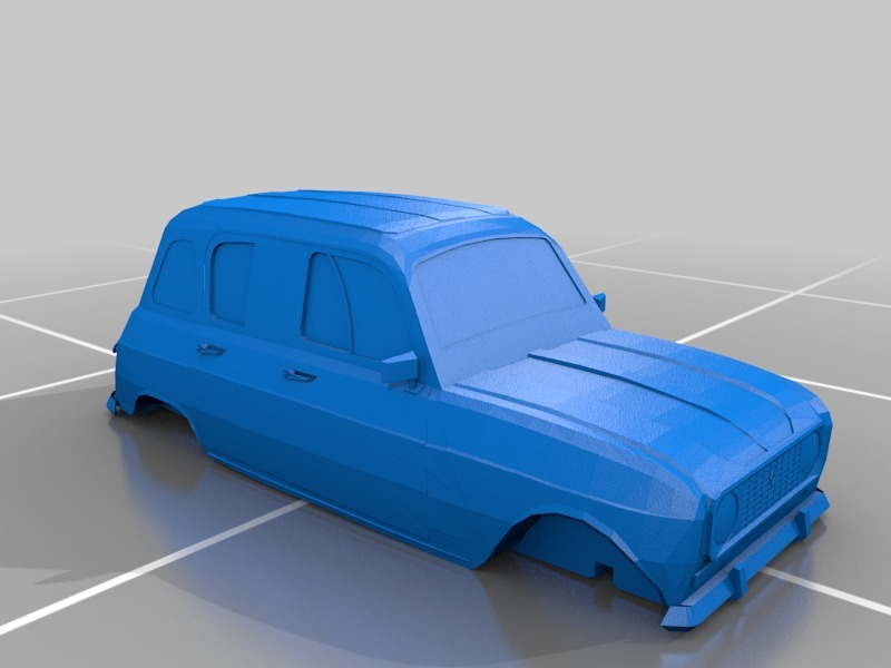 Free 3D file Renault 4L 🚗 ・3D printer model to download・Cults