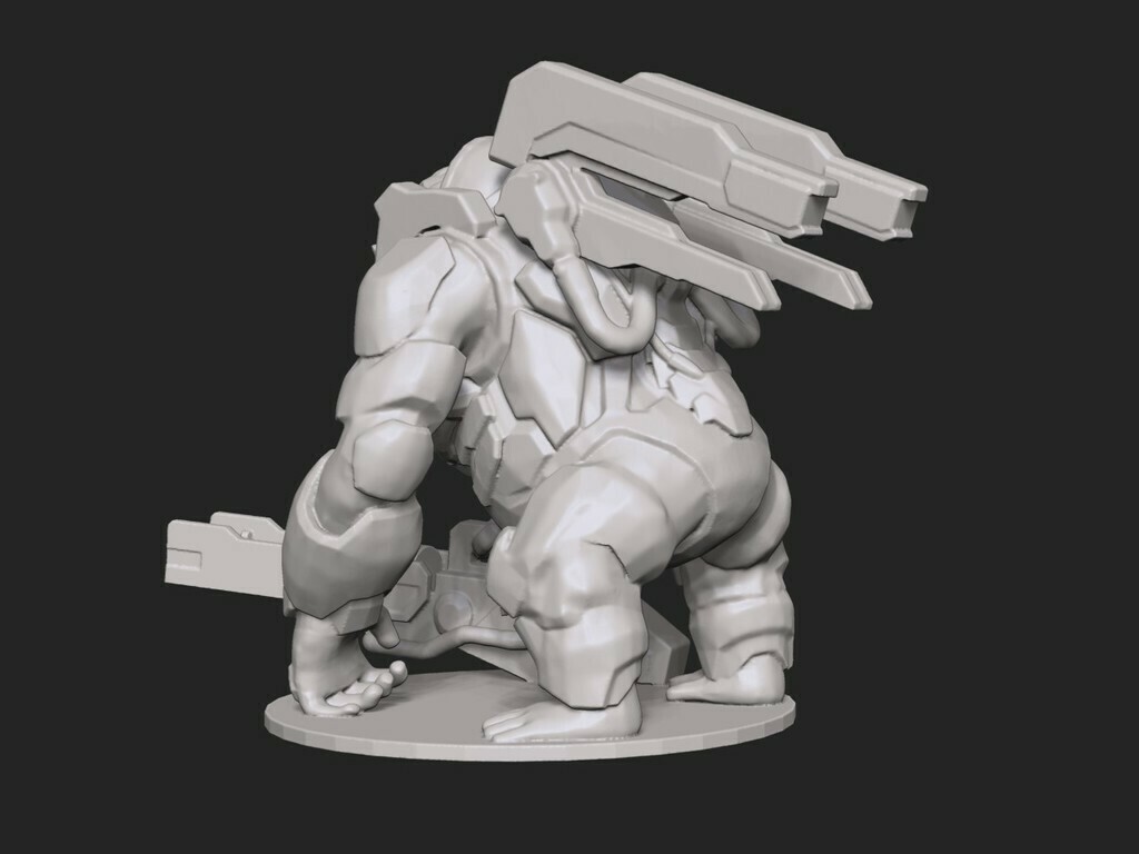 🐒 Winston from Overwatch・Free 3D File for ・Cults