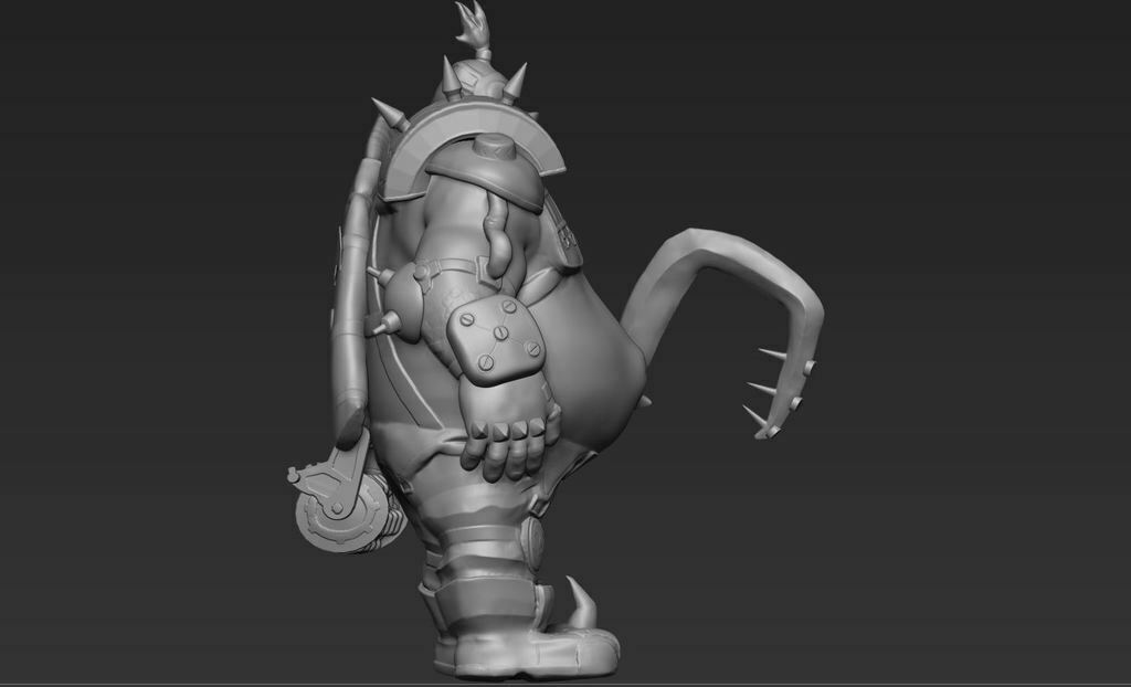 👹 Roadhog from Overwatch・Free 3D File for ・Cults