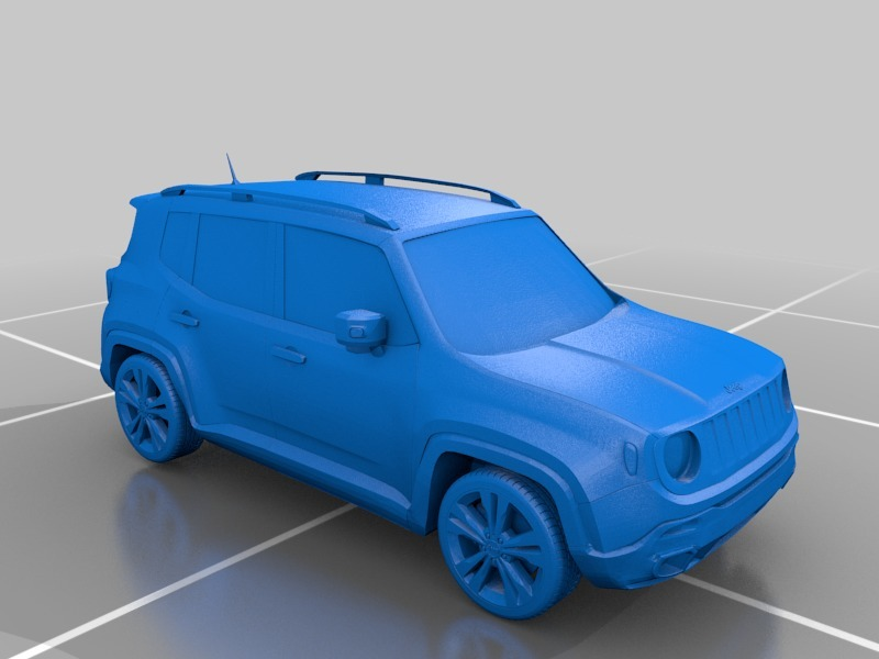 🚗 Jeep Renegade・Free 3D File for ・Cults