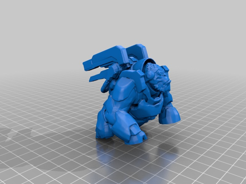 🐒 Winston from Overwatch・Free 3D File for ・Cults