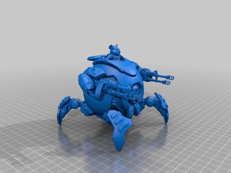 🐹 Overwatch Wrecking Ball・Free 3D File for ・Cults