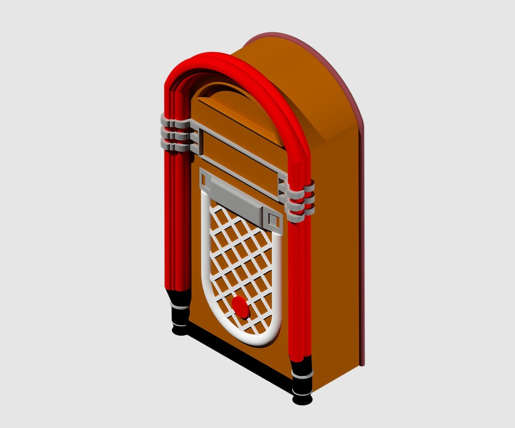 Free 3D file Vintage Juke Box 📦 ・3D printing design to download・Cults