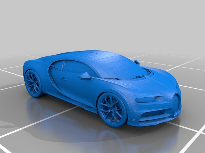 🚗 Bugatti Chiron・Free 3D File for ・Cults