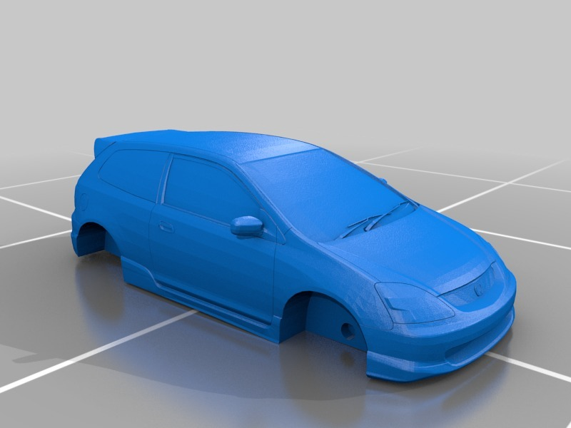 Free 3D file Honda Civic Type-R 🚗・3D printing model to download・Cults