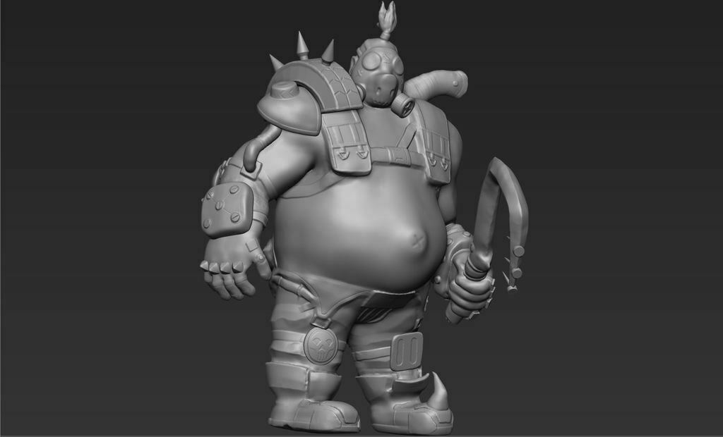 👹 Roadhog from Overwatch・Free 3D File for ・Cults