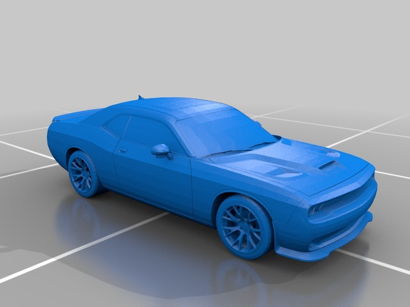 🚗 Dodge Challenger Hellcat Version・Free 3D File for ・Cults
