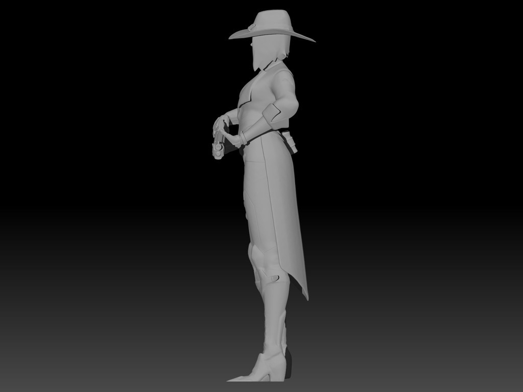 👾 Overwatch Ashe・Free 3D File for ・Cults
