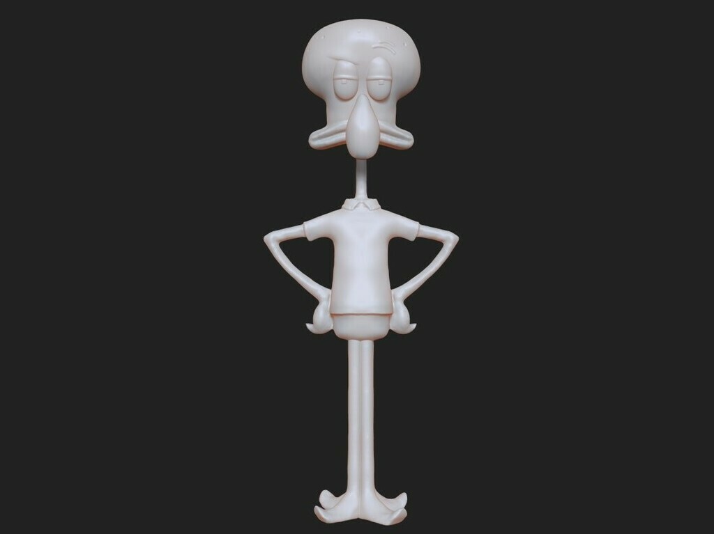 🎨 Squidward tentacles・Free 3D File for ・Cults