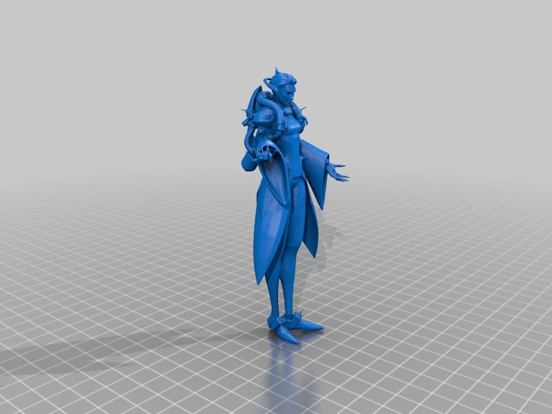 🎮 Overwatch Moira・Free 3D File for ・Cults