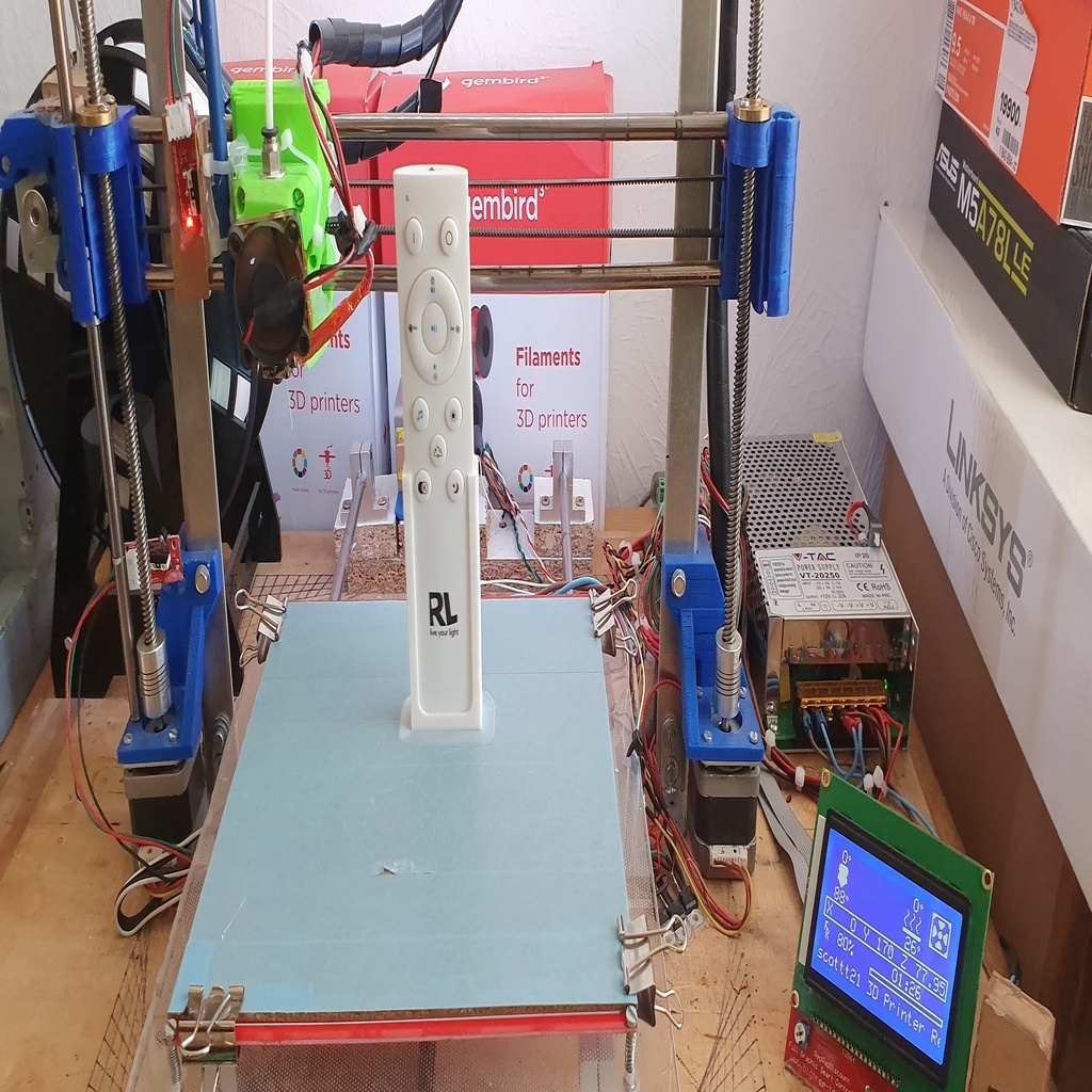 Free 3D file RL lamp remote control holder 🔦 ・3D printer model to ...