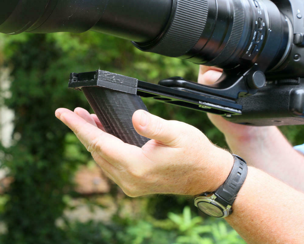📷 Arca-Swiss grip for telephoto lens・Free STL File for 3D printing・Cults