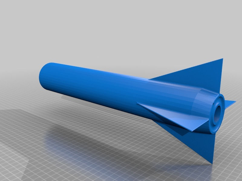 3D file Model Rocket 2 piece, made for CR-10 height 🚀 ・3D print object ...