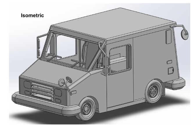 Free 3D file Scale Model of USPS Truck 🚚 ・3D printing design to ...