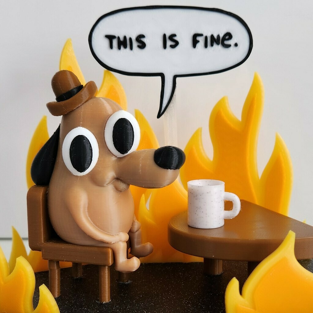 🐕 This is Fine Dog Remix・Free STL File for ・Cults