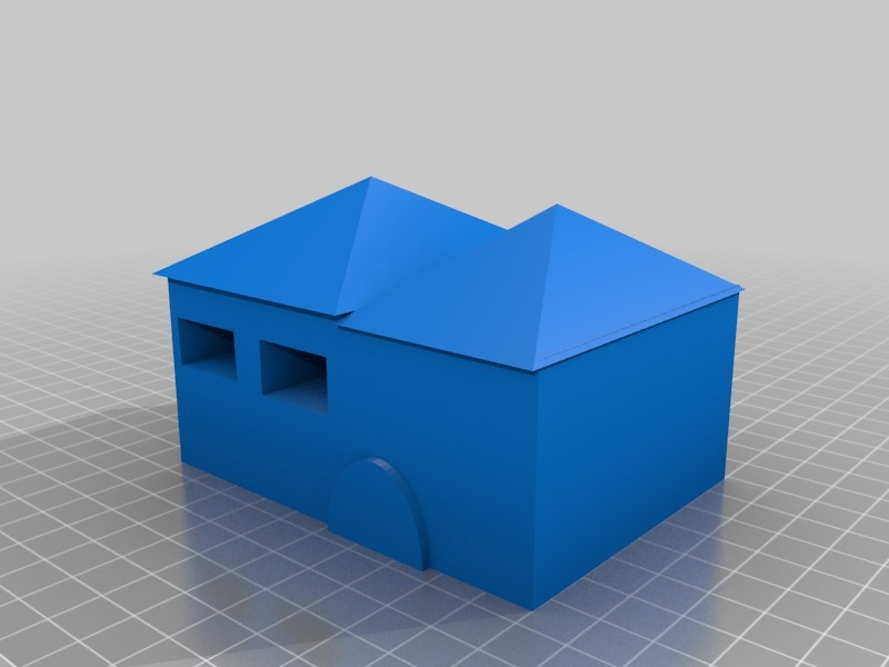 Free 3D file big mansion 🧞‍♂️ ・Model to download and 3D print・Cults