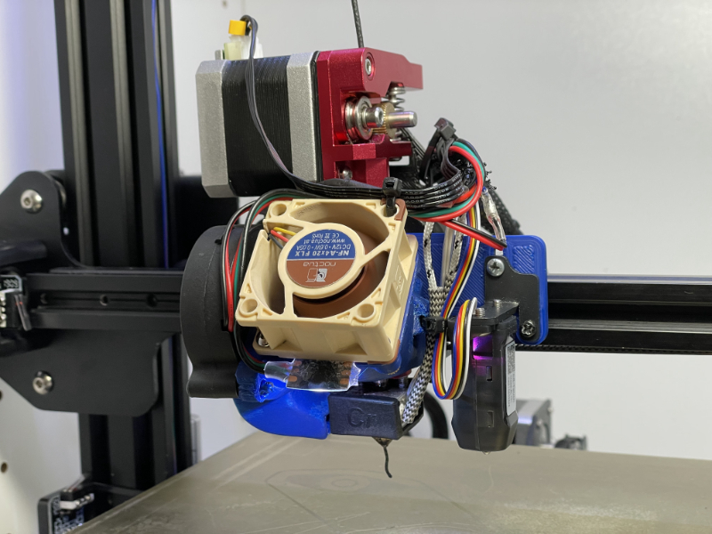 Archivo 3D gratis eB Fan Shroud 5015 Fan - Creality (CR) Touch mount 🔧 ...