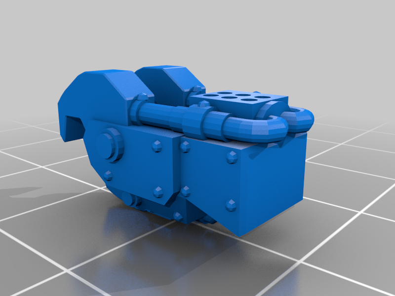 Free STL file Parts of Space Green Angry Mushroom Noble Mega Fighter in ...