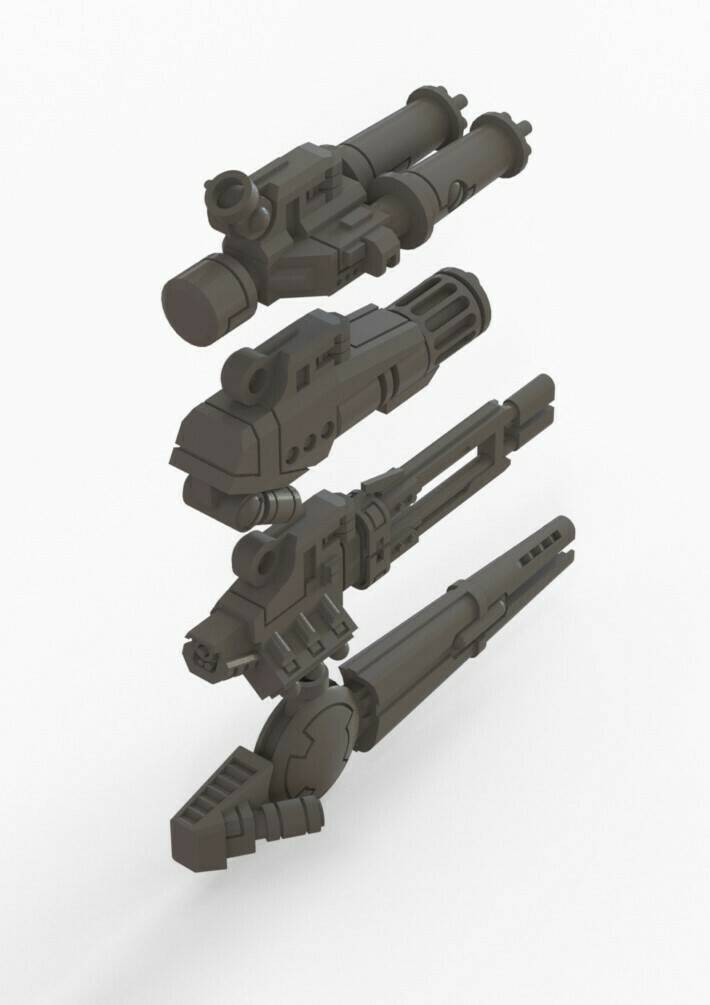 Free 3D file Close Mech Support Arms by zmflyin 🧞‍♂️ ・3D print object ...