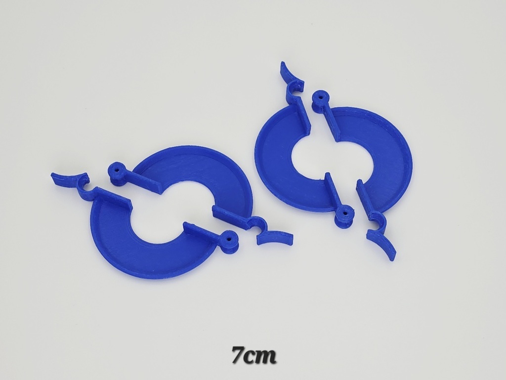 👽 Easy-Peasy Pompom Maker・Free STL File for 3D printing・Cults