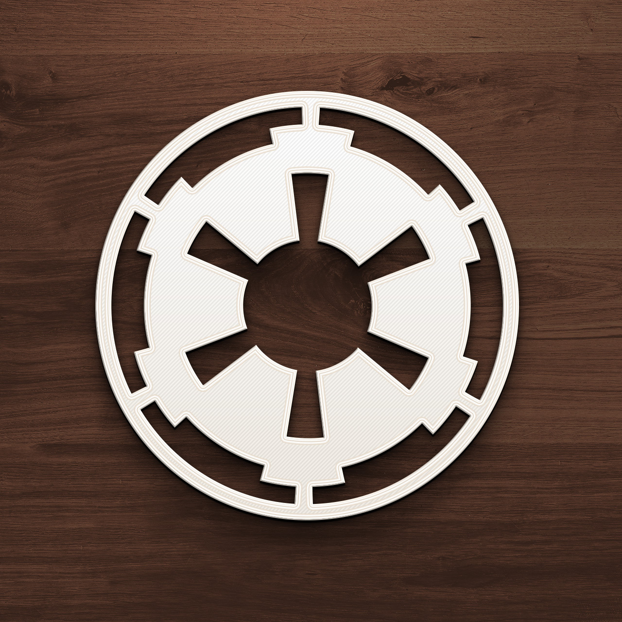 🎨 Imperial Cog Emblem Wall Art 3D Print・ 3D File for 3D printing・Cults