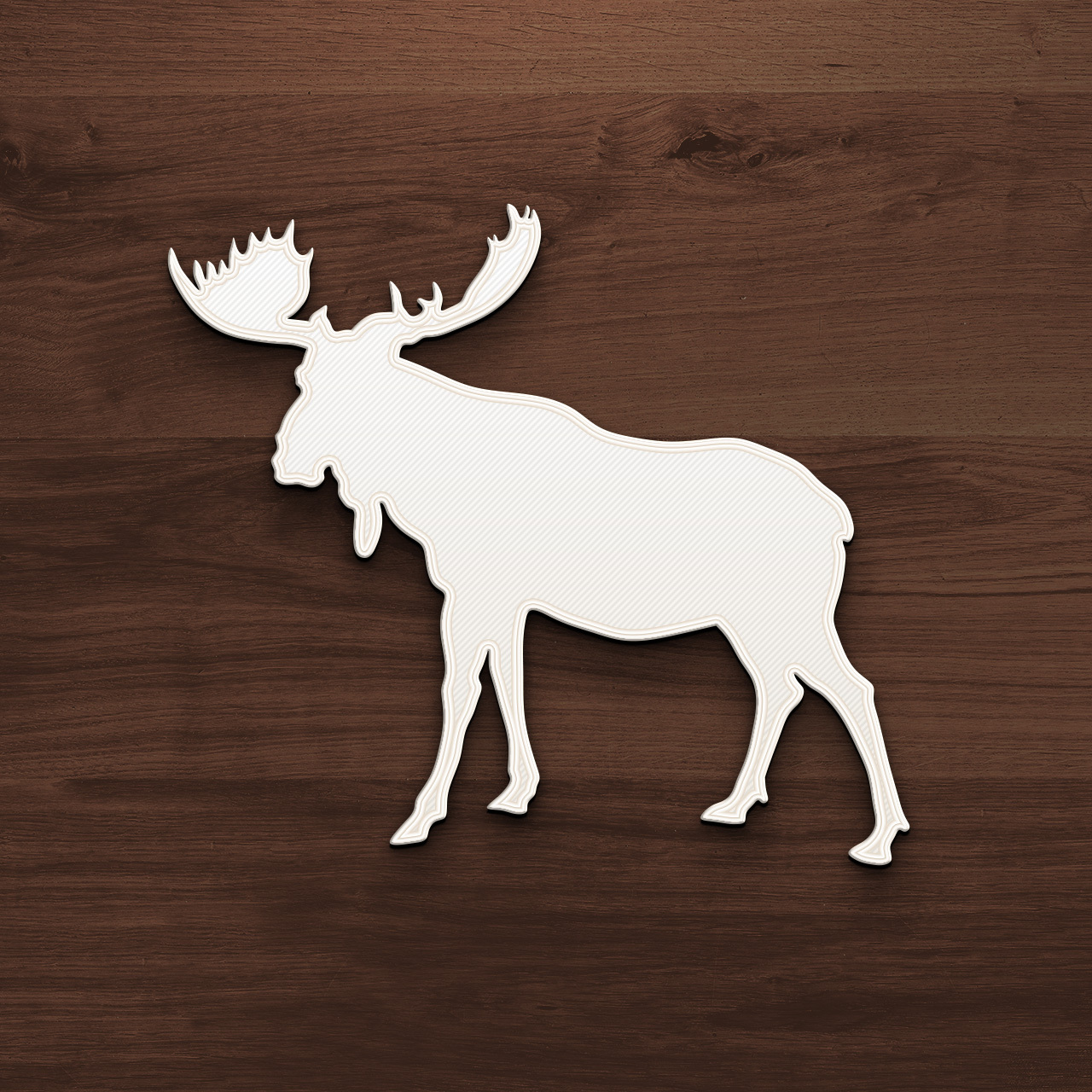 👤 Minimalist Moose Silhouette Wall Decor 3D Print・ 3D File for 3D ...
