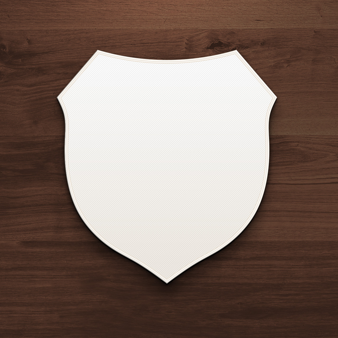 🛡️ Blank Shield Emblem - Customizable Design Template・ 3D File for 3D ...