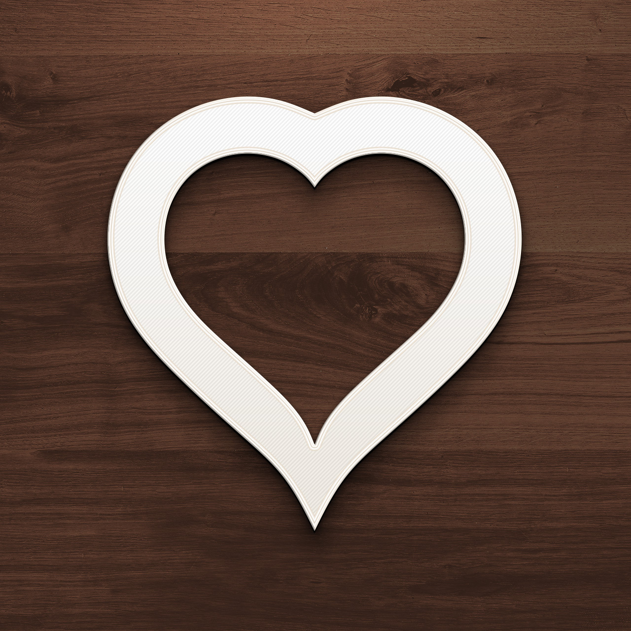 💜 Minimalist Heart Wall Decor - Stylish Wooden Heart Outline・ 3D File ...