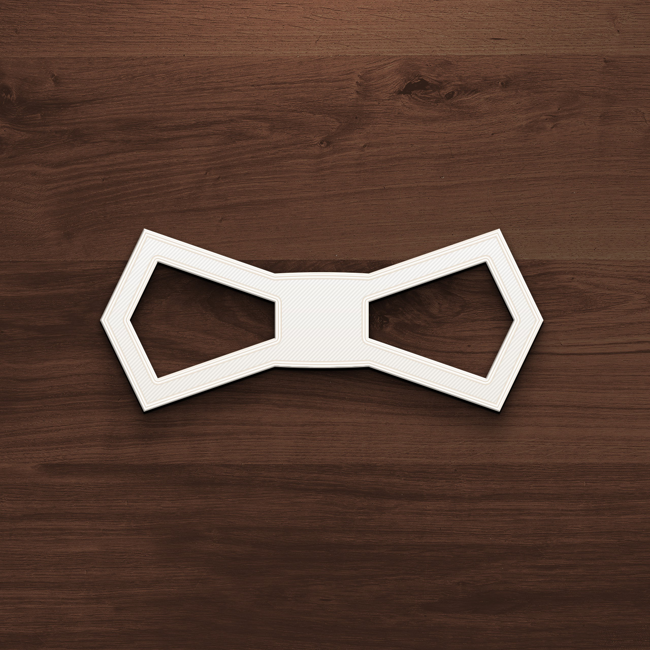 🪵 Geometric Wooden Bow Tie - Modern Minimalist Accessory・ 3D File for ...